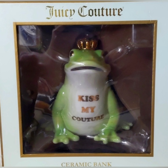 Juicy Couture | Other | Vintage Juicy Couture Frog Prince Piggybank ...